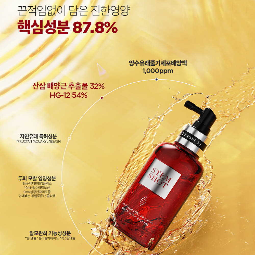 STEMSHOT ANTI HAIR LOSS INFUSION SCALP TONIC & SERUM – Dr+Lab Cos-Medi-Skin